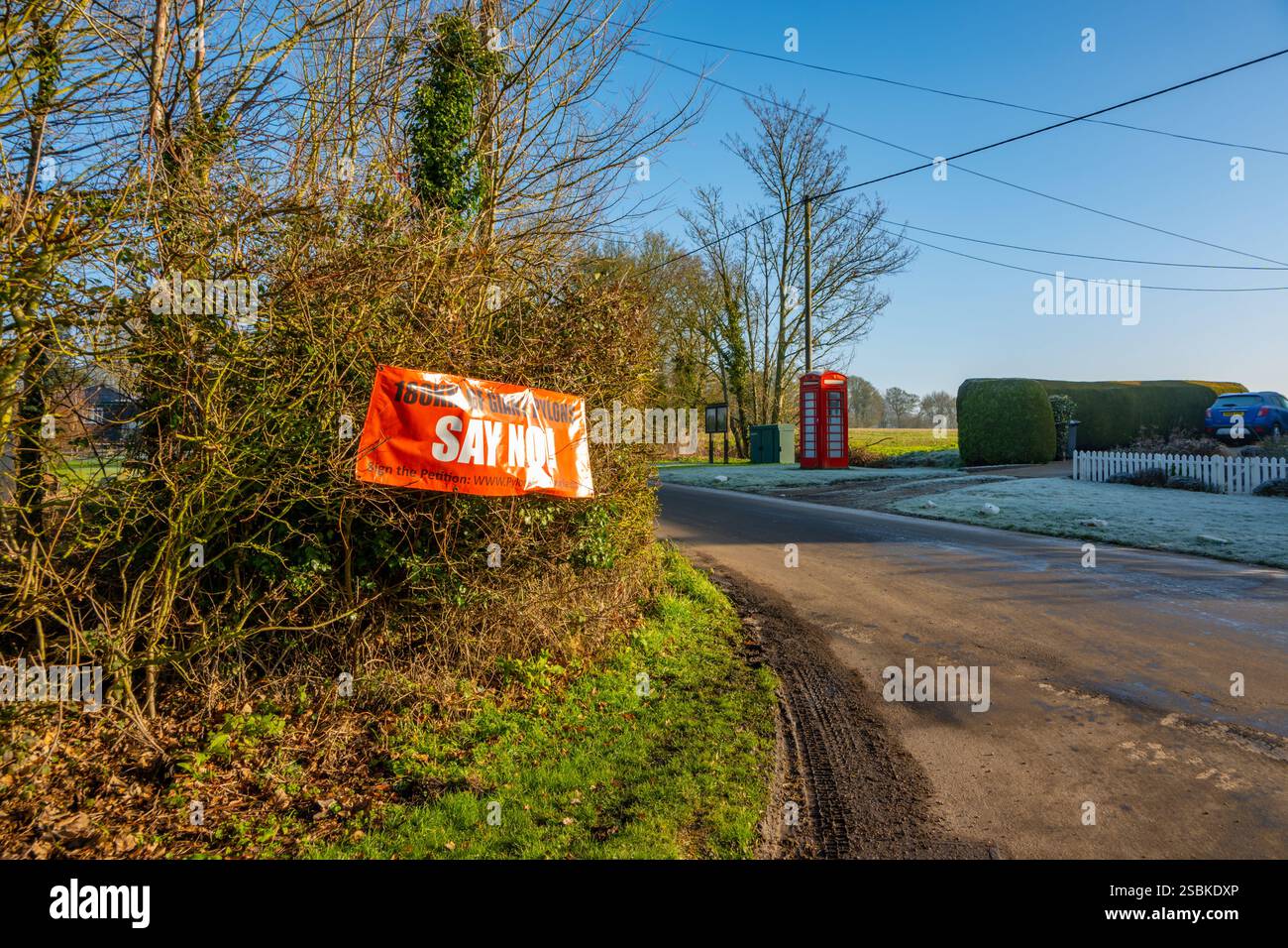 No pylon sign in Littley Green Essex Stock Photo - Alamy