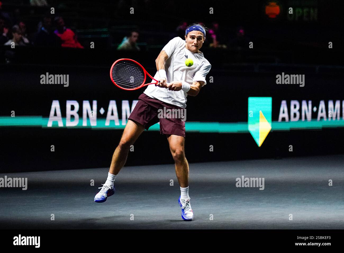 Rotterdam - Mattia Bellucci during the ABN AMRO Open match between ...
