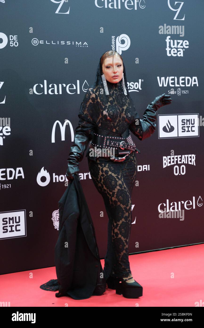 Madrid, Spain. 03rd Feb, 2025. Violeta attends GEN Z AWARDS photocall ...