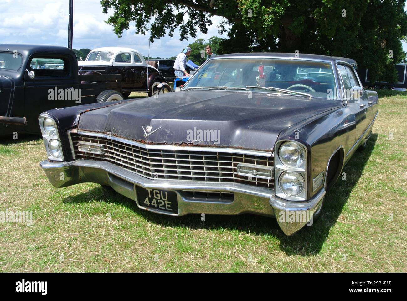 A 1967 Cadillac parked on display at the 49th Historic Vehicle ...