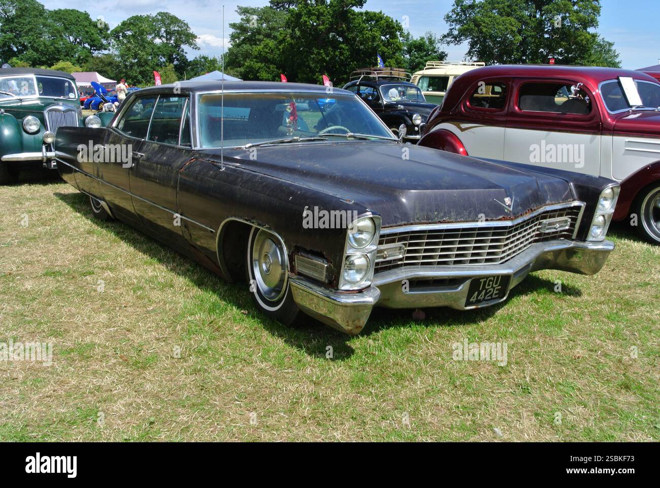 A 1967 Cadillac parked on display at the 49th Historic Vehicle ...