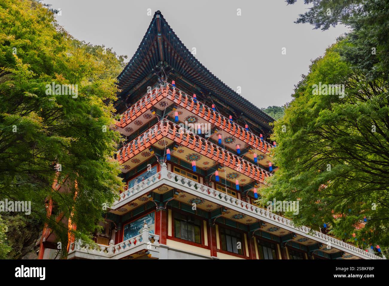 Details of Guinsa Monastery and Temple in Danyang County, South Korea ...
