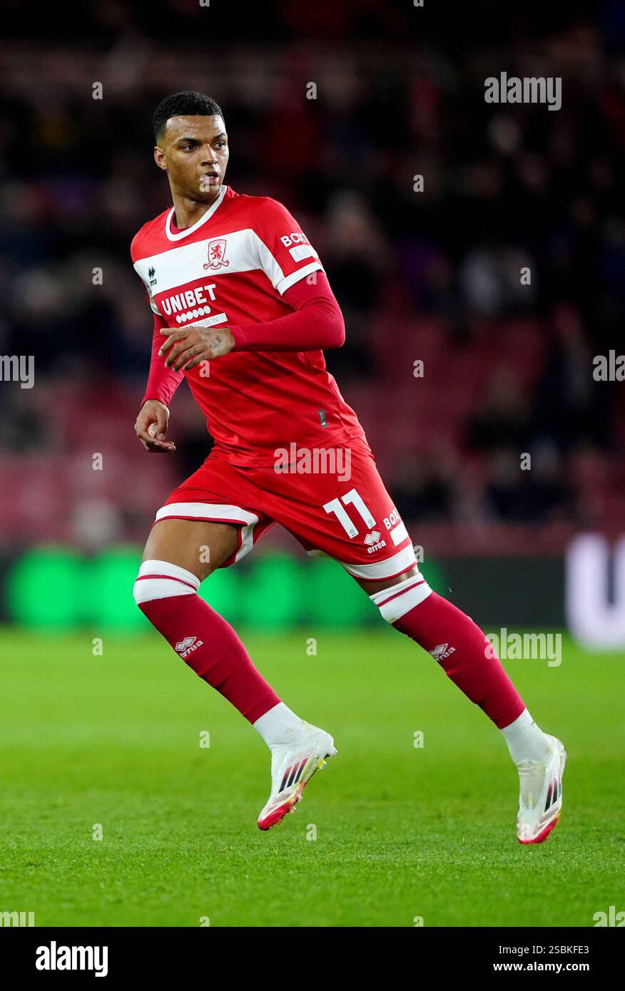 Middlesbrough's Morgan Whittaker during the Sky Bet Championship match ...