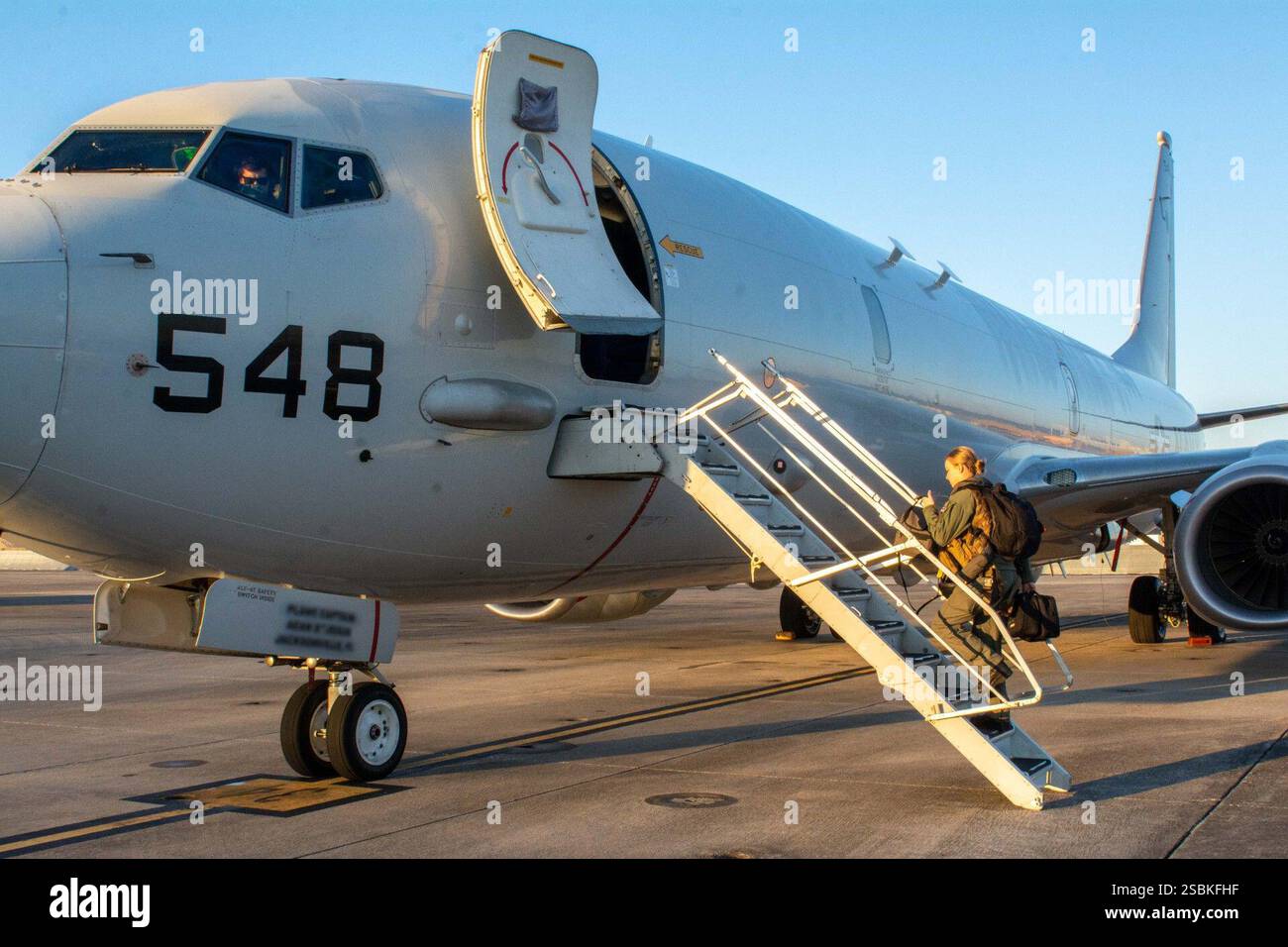A U.S. Navy Sailor, assigned to Patrol and Reconnaissance Squadron (VP ...