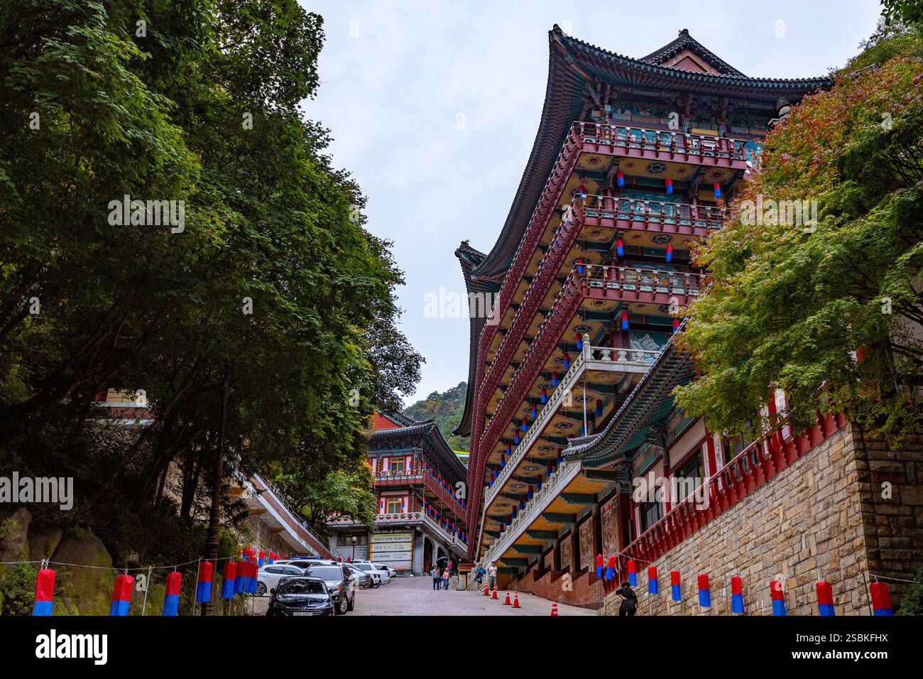 Details of Guinsa Monastery and Temple in Danyang County, South Korea ...