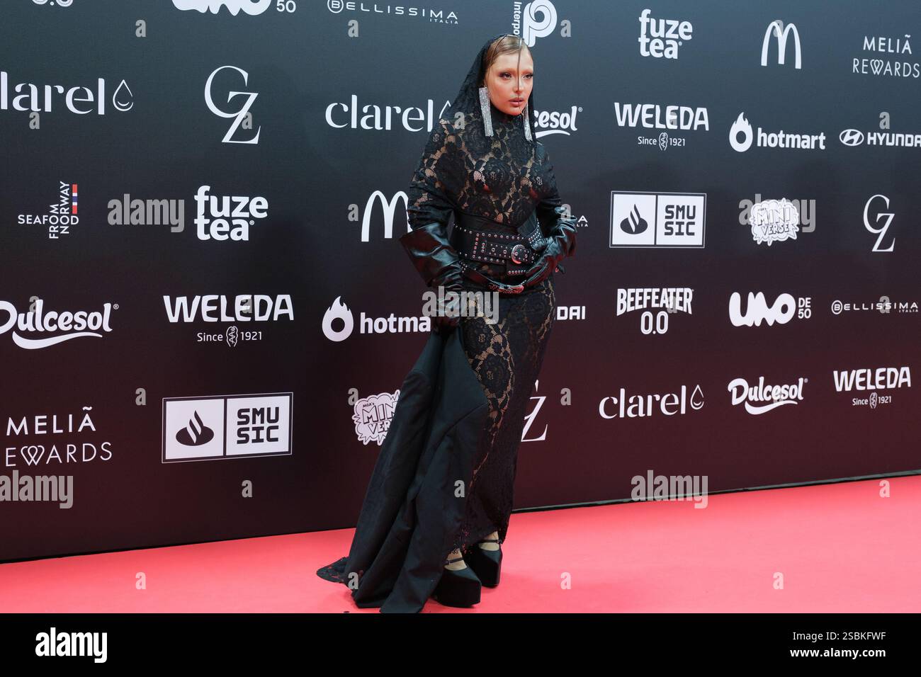 Madrid, Spain. 03rd Feb, 2025. Violeta attends GEN Z AWARDS photocall ...