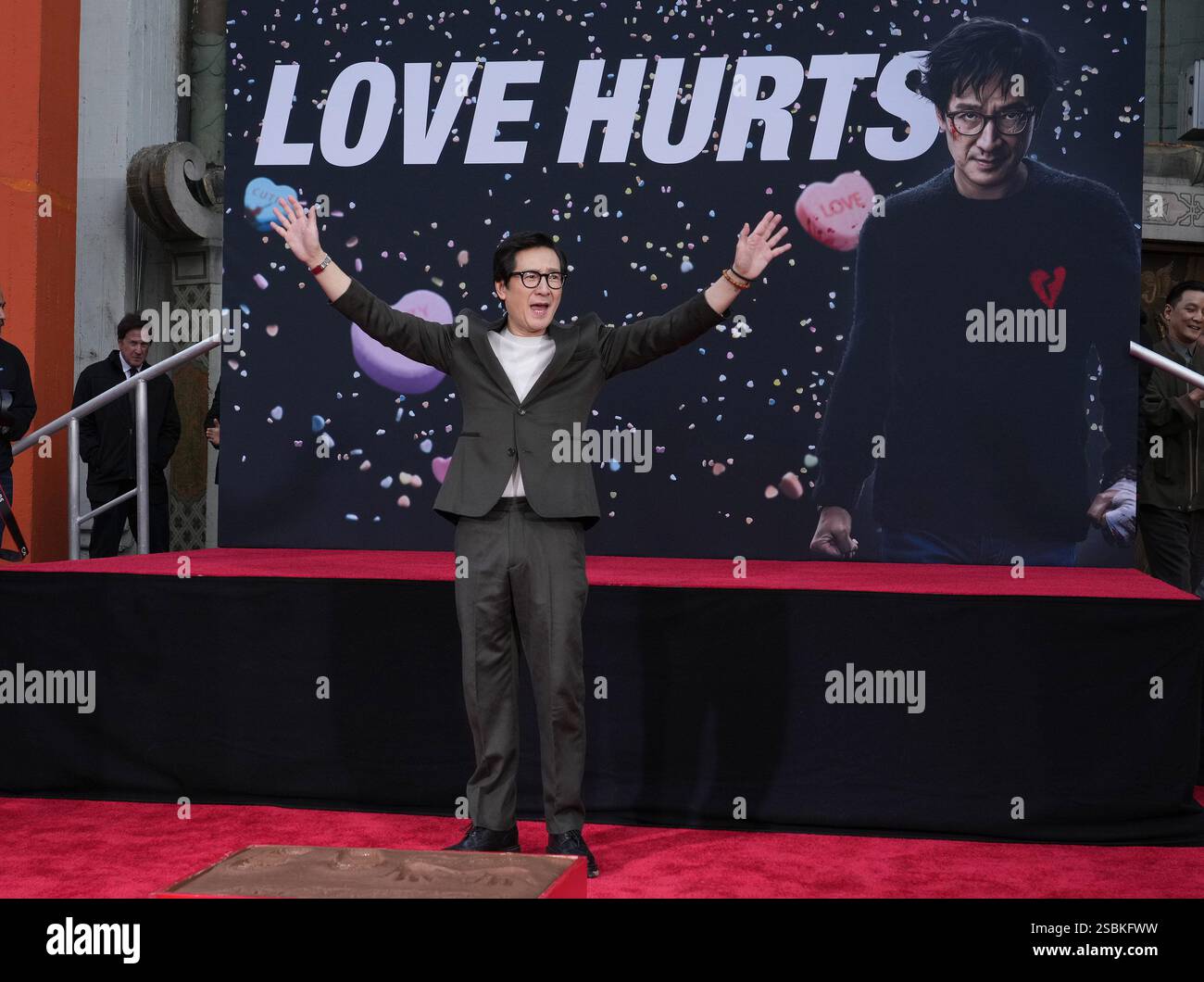 Los Angeles, USA. 03rd Feb, 2025. Ke Huy Quan at the Ke Huy Quan Hand & Footprint in cement ...