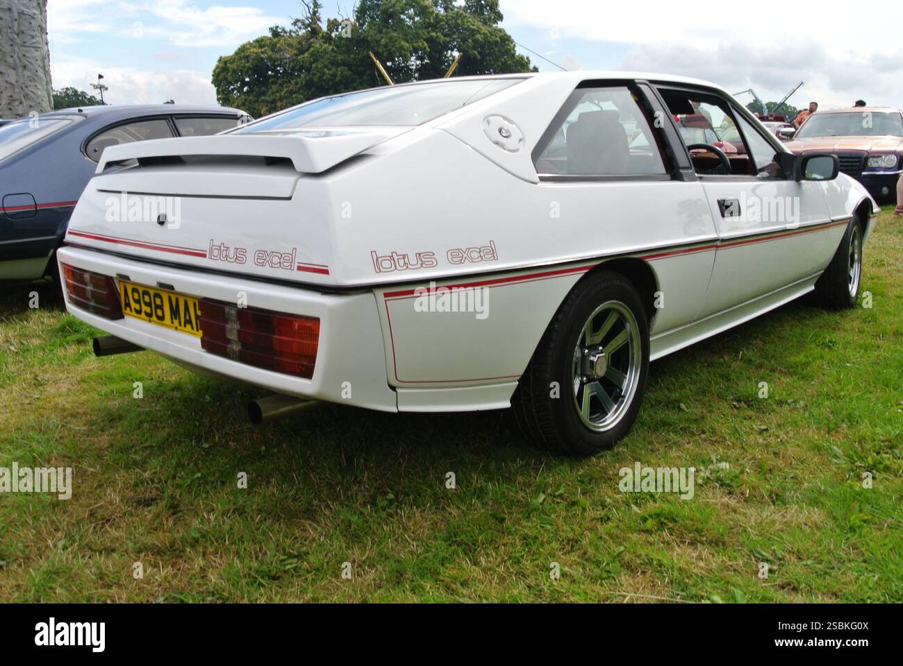 A 1984 Lotus Excel parked on display at the 49th Historic Vehicle ...