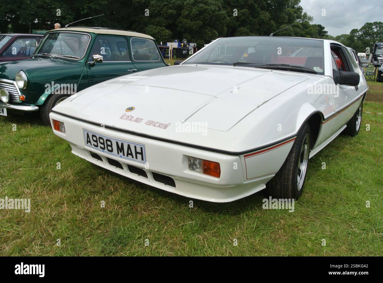 A 1984 Lotus Excel parked on display at the 49th Historic Vehicle ...