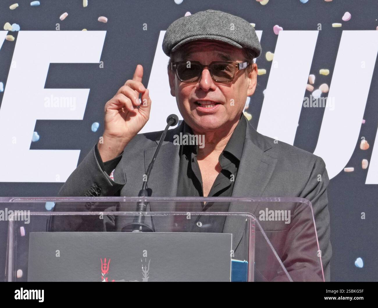 Los Angeles, USA. 03rd Feb, 2025. Chris Columbus speaks at the Ke Huy ...