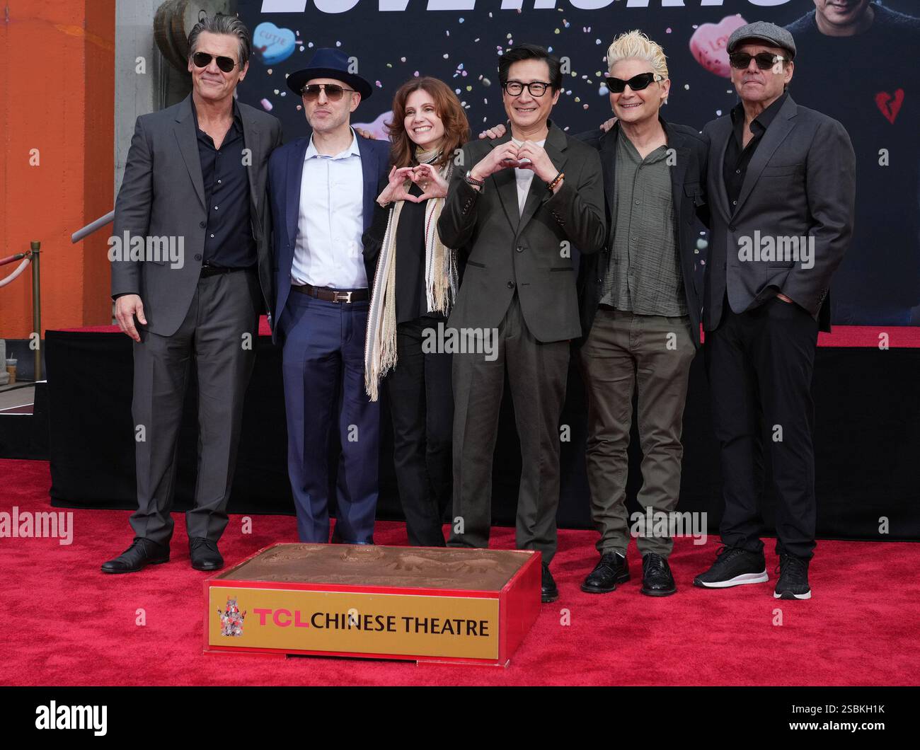 Los Angeles, USA. 03rd Feb, 2025. (L-R) THE GOONIES Cast & Crew - Josh ...