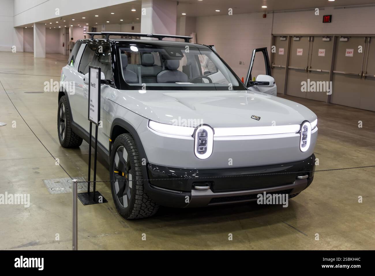Detroit, Michigan, USA - January 16, 2025:Rivian new 2026 R2 SUV ...