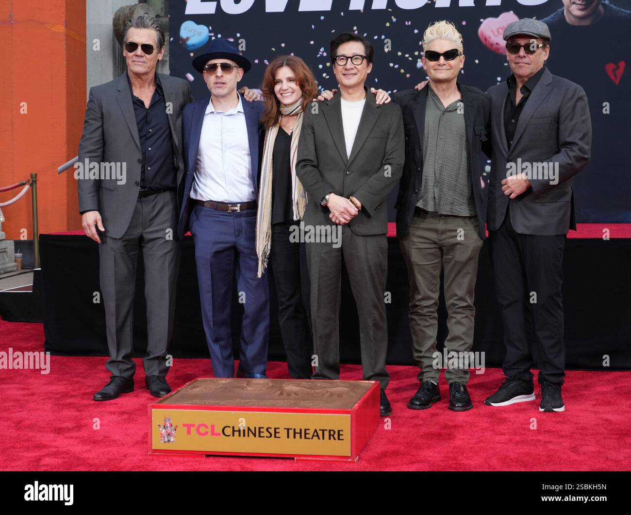 Los Angeles, USA. 03rd Feb, 2025. (L-R) THE GOONIES Cast & Crew - Josh ...