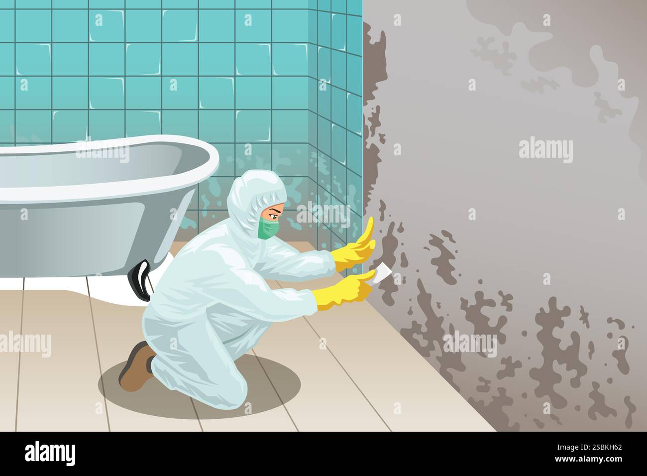 Moldy house Stock Vector Images - Alamy