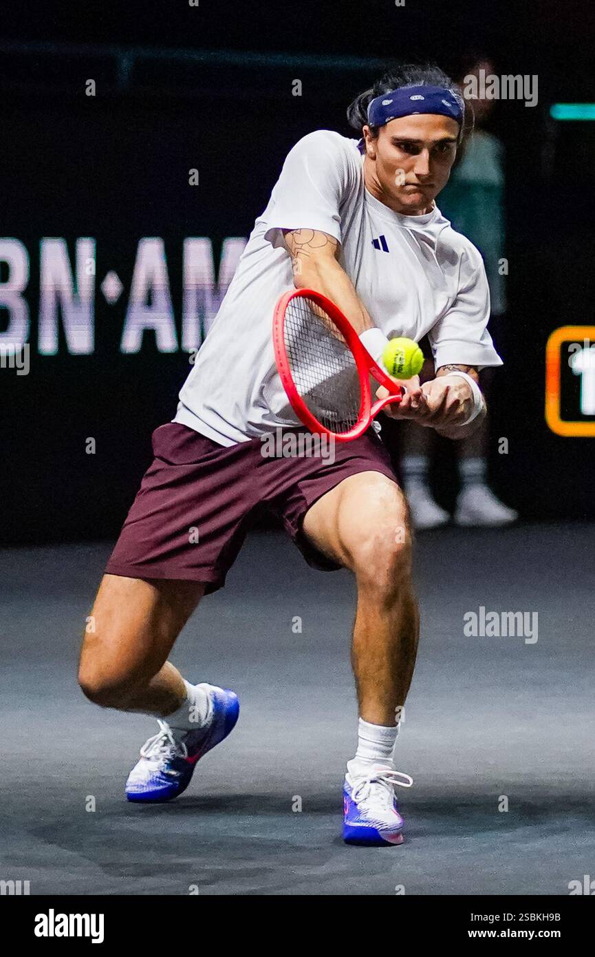 Rotterdam - Mattia Bellucci during the ABN AMRO Open match between ...