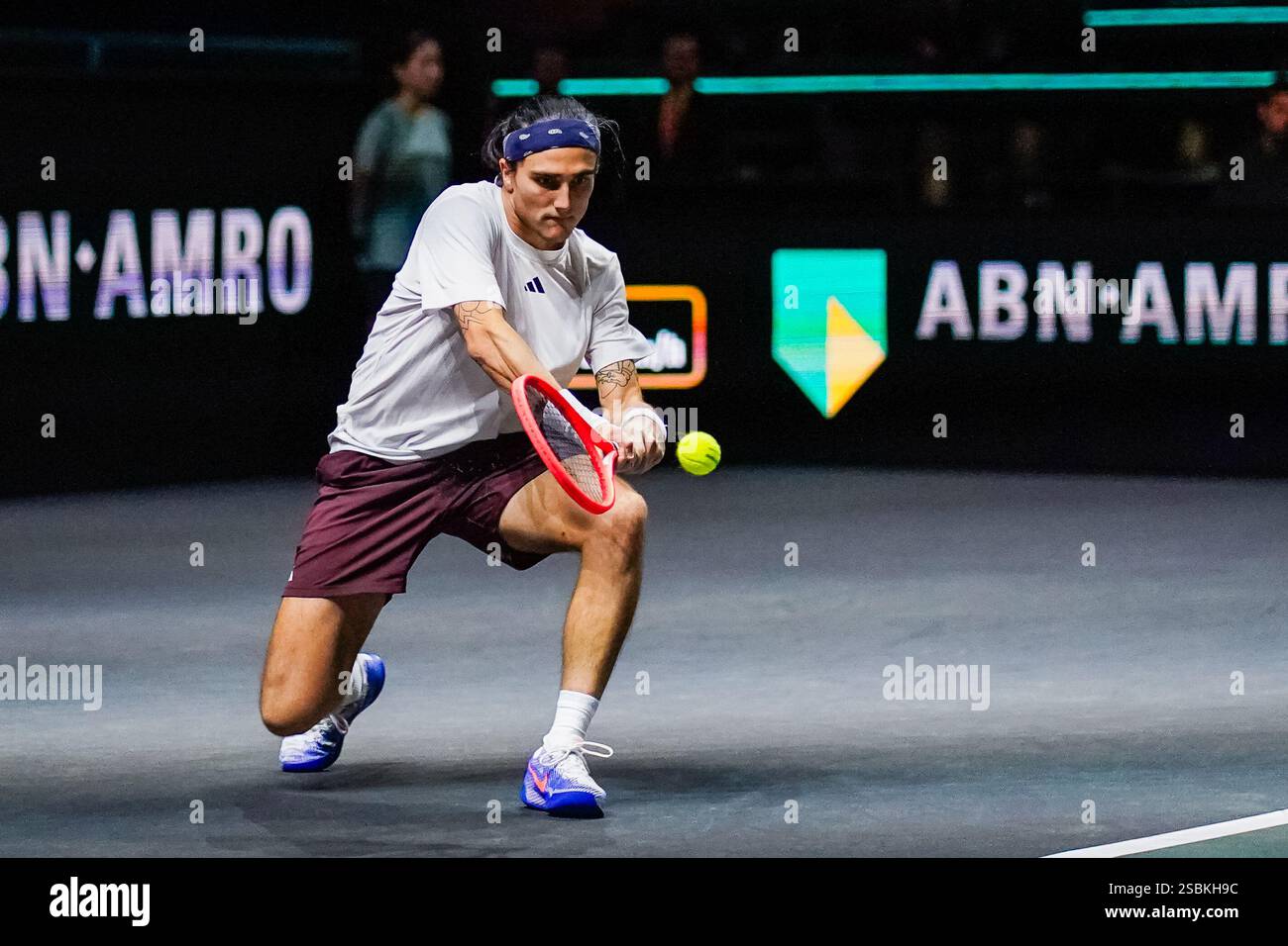 Rotterdam - Mattia Bellucci during the ABN AMRO Open match between ...