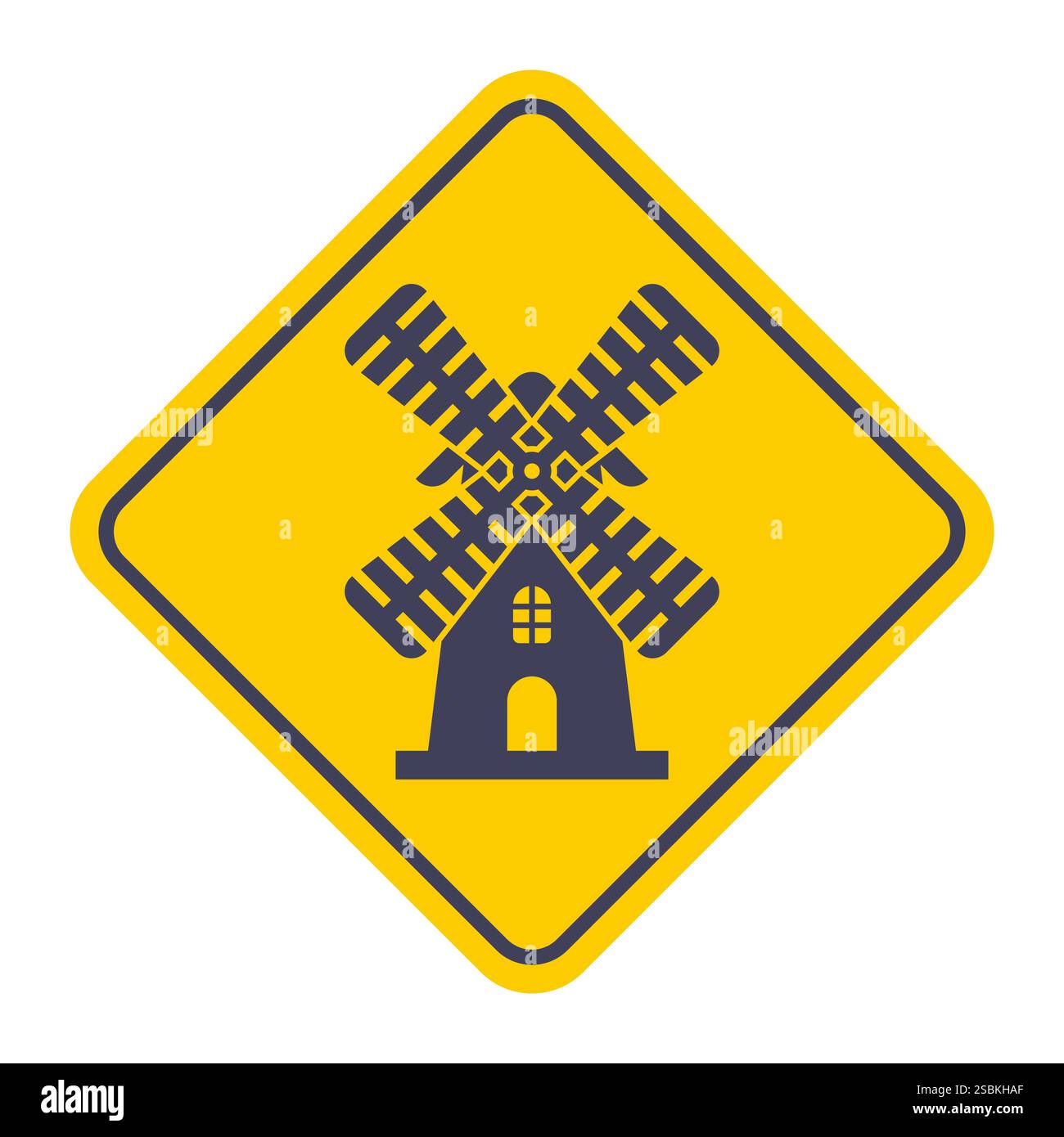 black icon mill. old building. grain processing Stock Vector Image ...