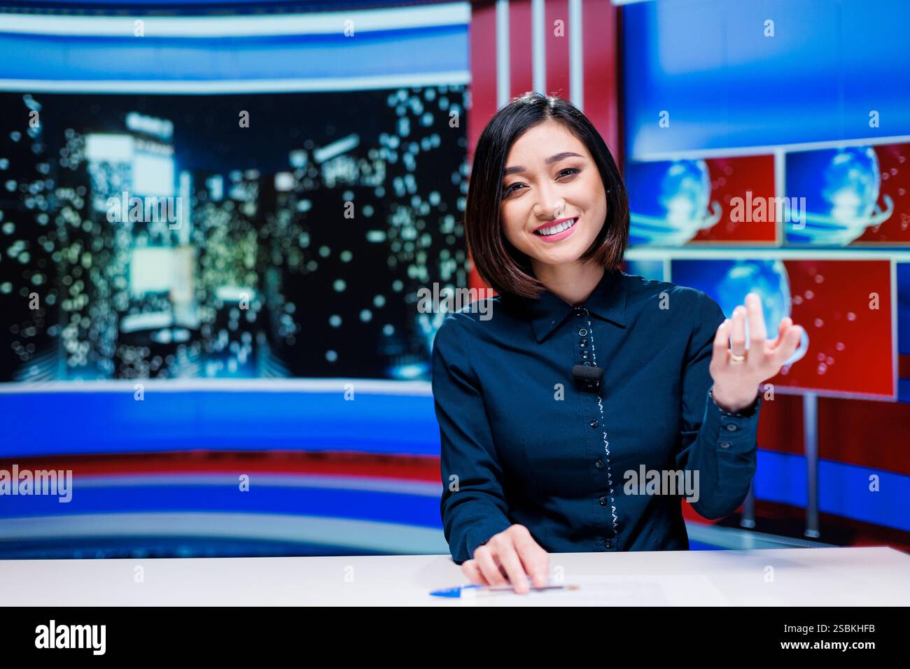 Newscaster hosting late night talk show to cover all important topics ...