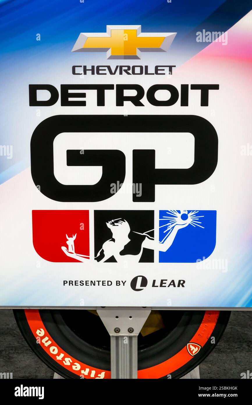 Detroit, Michigan, USA - January 16, 2025: Chevrolet Detroit Grand Prix ...