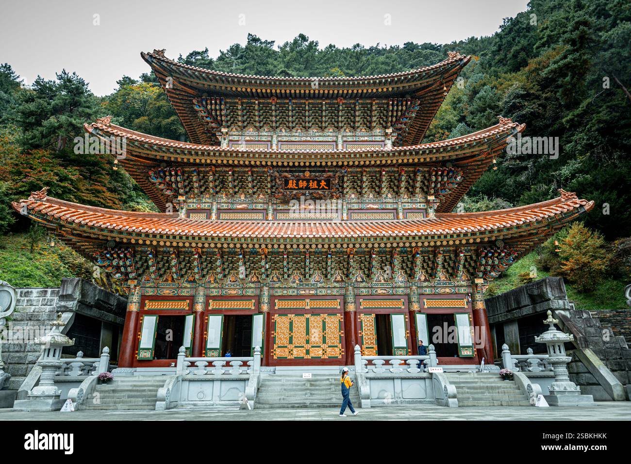 Details of Guinsa Monastery and Temple in Danyang County, South Korea ...