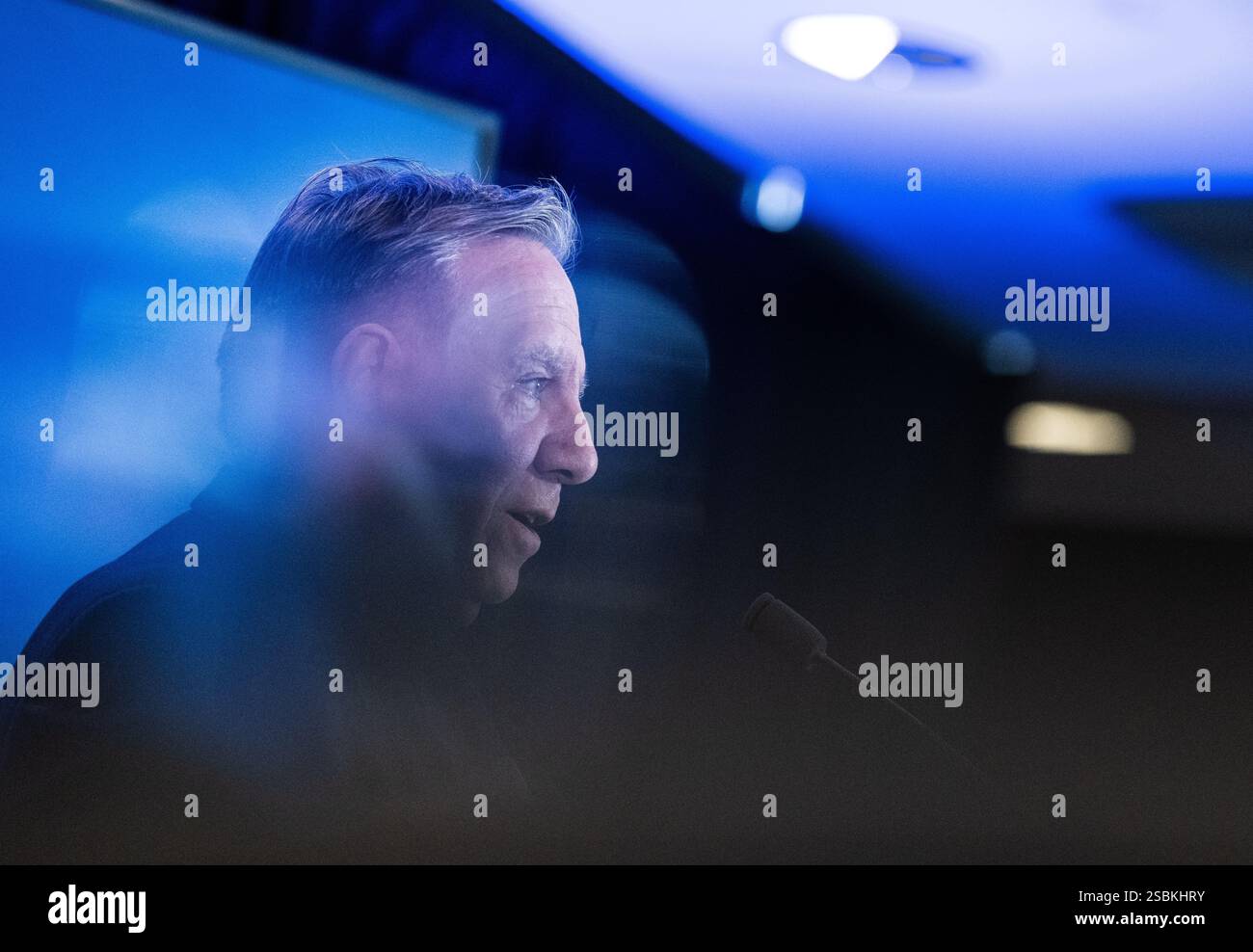 Montreal, Canada. 03rd Feb, 2025. Quebec Premier Francois Legault ...