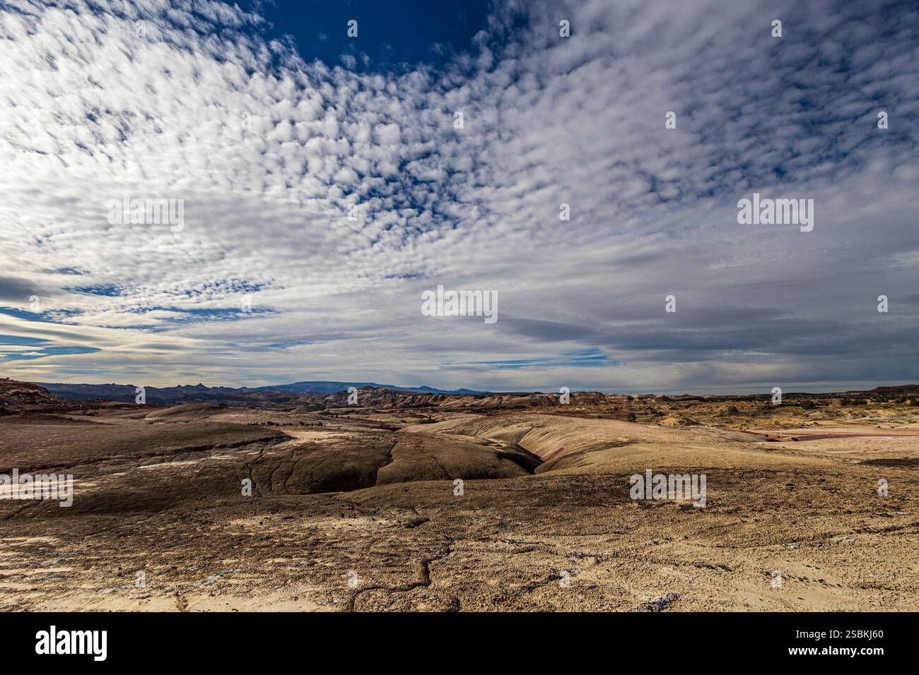 Bentonite Hills of Utah colors start to change and become more dramatic ...