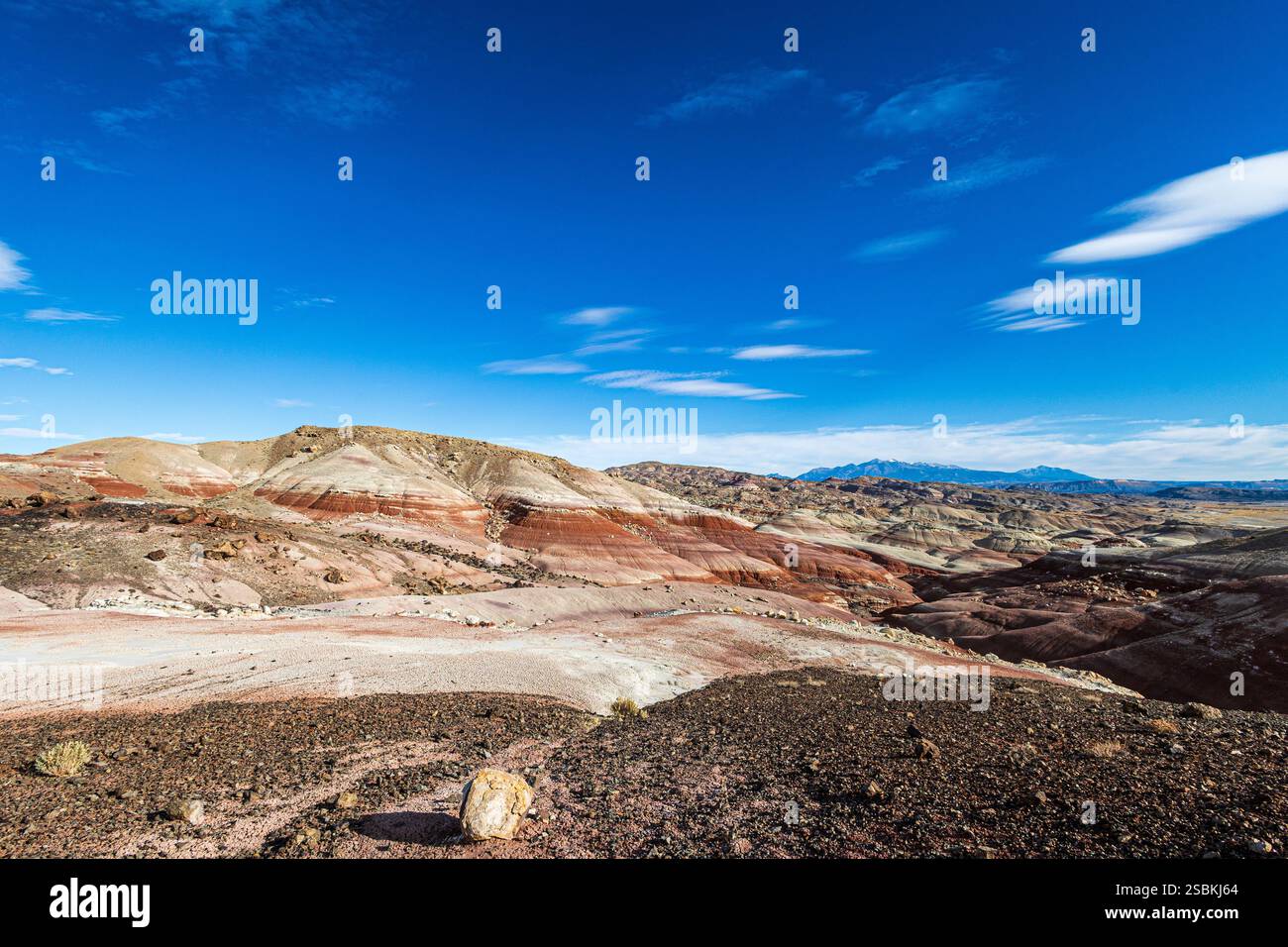 Bentonite Hills of Utah colors start to change and become more dramatic ...