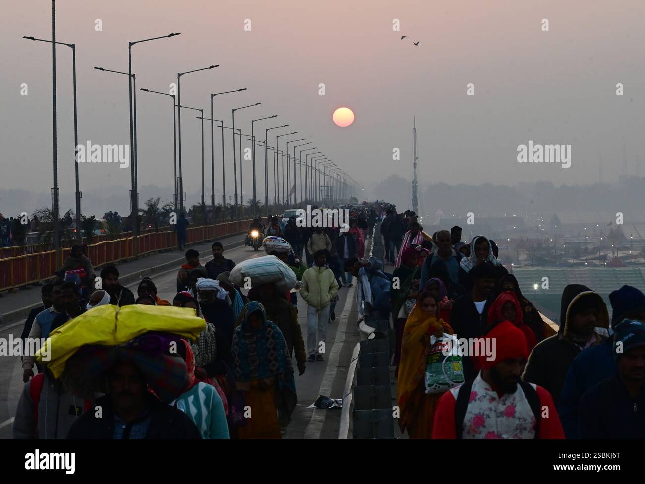 Prayagraj, India. 04th Feb, 2025. PRAYAGRAJ, INDIA - JANUARY 28: A ...