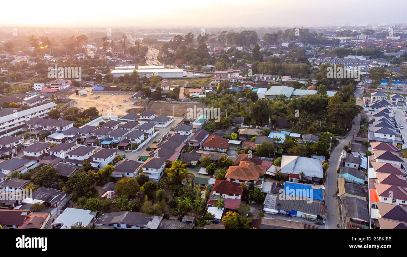 Aerial shot capturing suburban development hi-res stock photography and ...