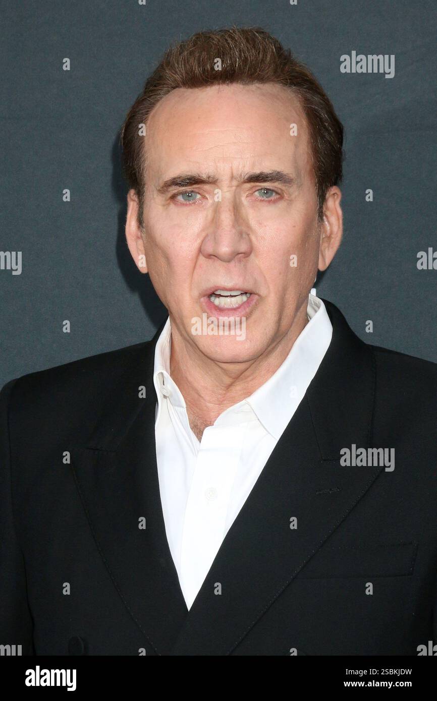 Ca. 02nd Feb, 2025. Nicolas Cage at arrivals for 52nd Annual Saturn ...