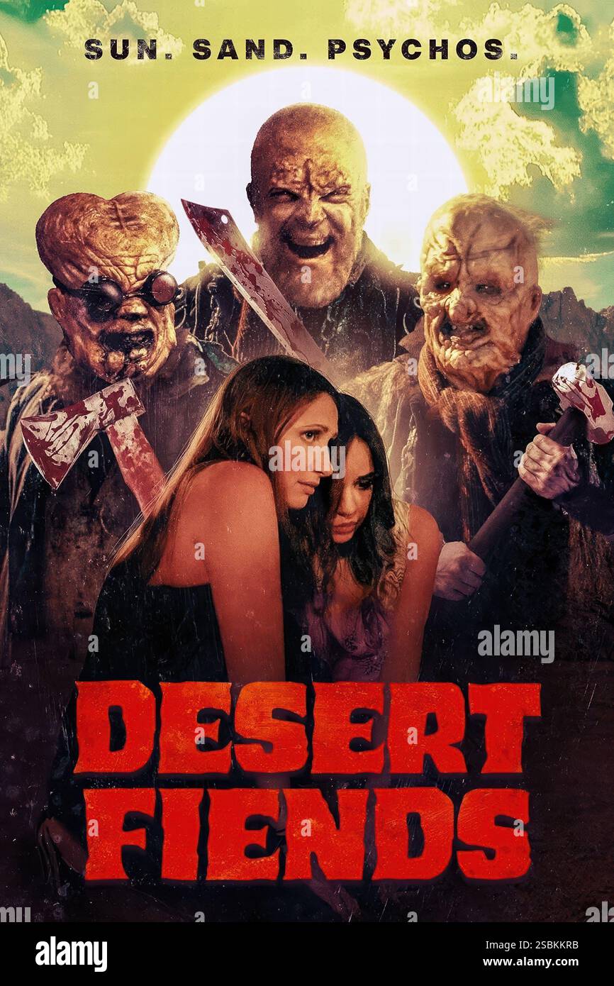 DESERT FIENDS, poster, Brett Wagner (top, center), bottom, from left ...