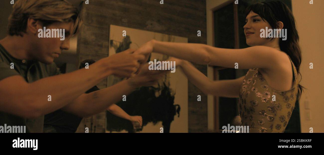 COMPANION, from left: Lukas Gage, Sophie Thatcher, 2025. © Warner Bros ...