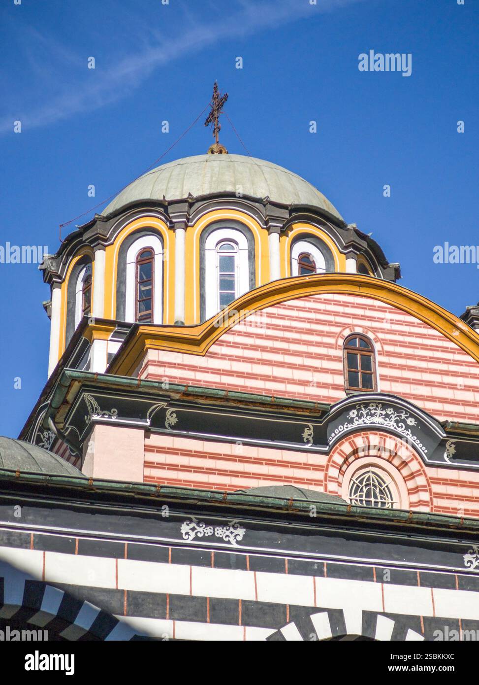 Autumn view of Orthodox Monastery of Saint Ivan (John) of Rila (Rila ...