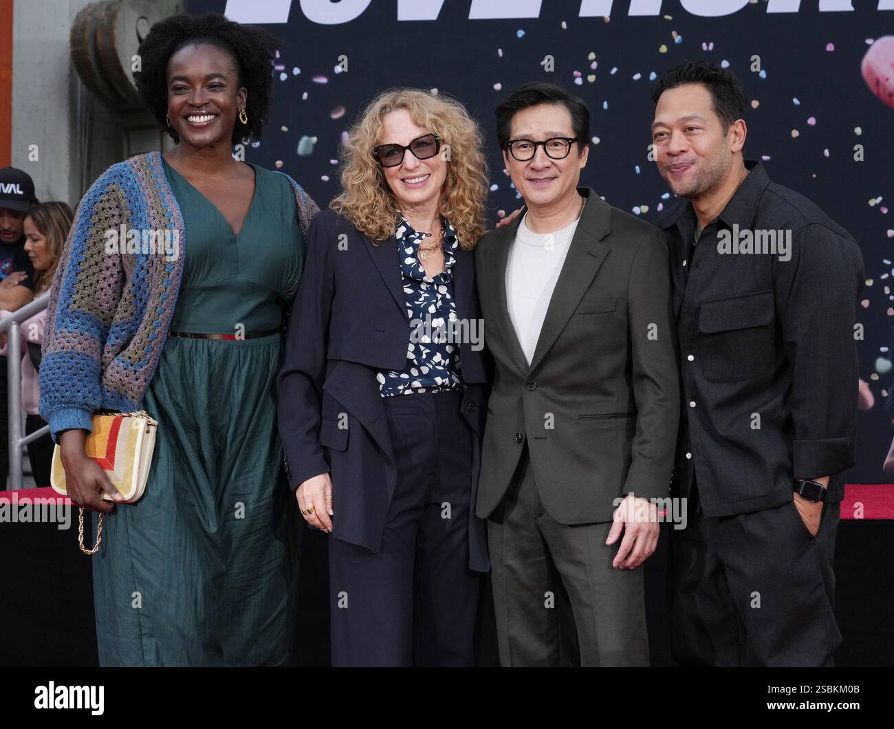 Los Angeles, USA. 03rd Feb, 2025. (L-R) Wunmi Mosaku, Sarah Finn, Ke ...