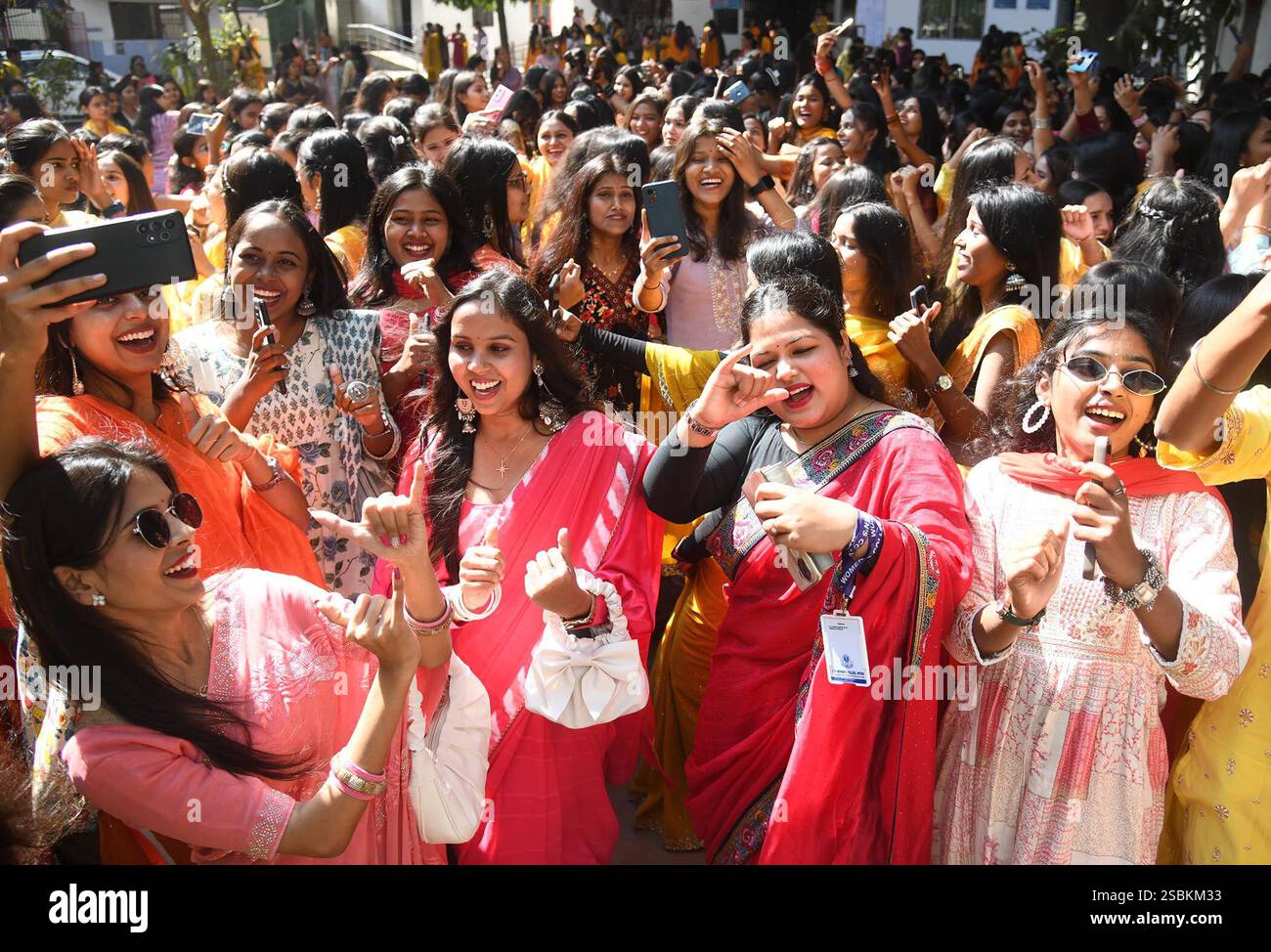 Patna, India. 03rd Feb, 2025. PATNA, INDIA - FEBRUARY 3: Students ...