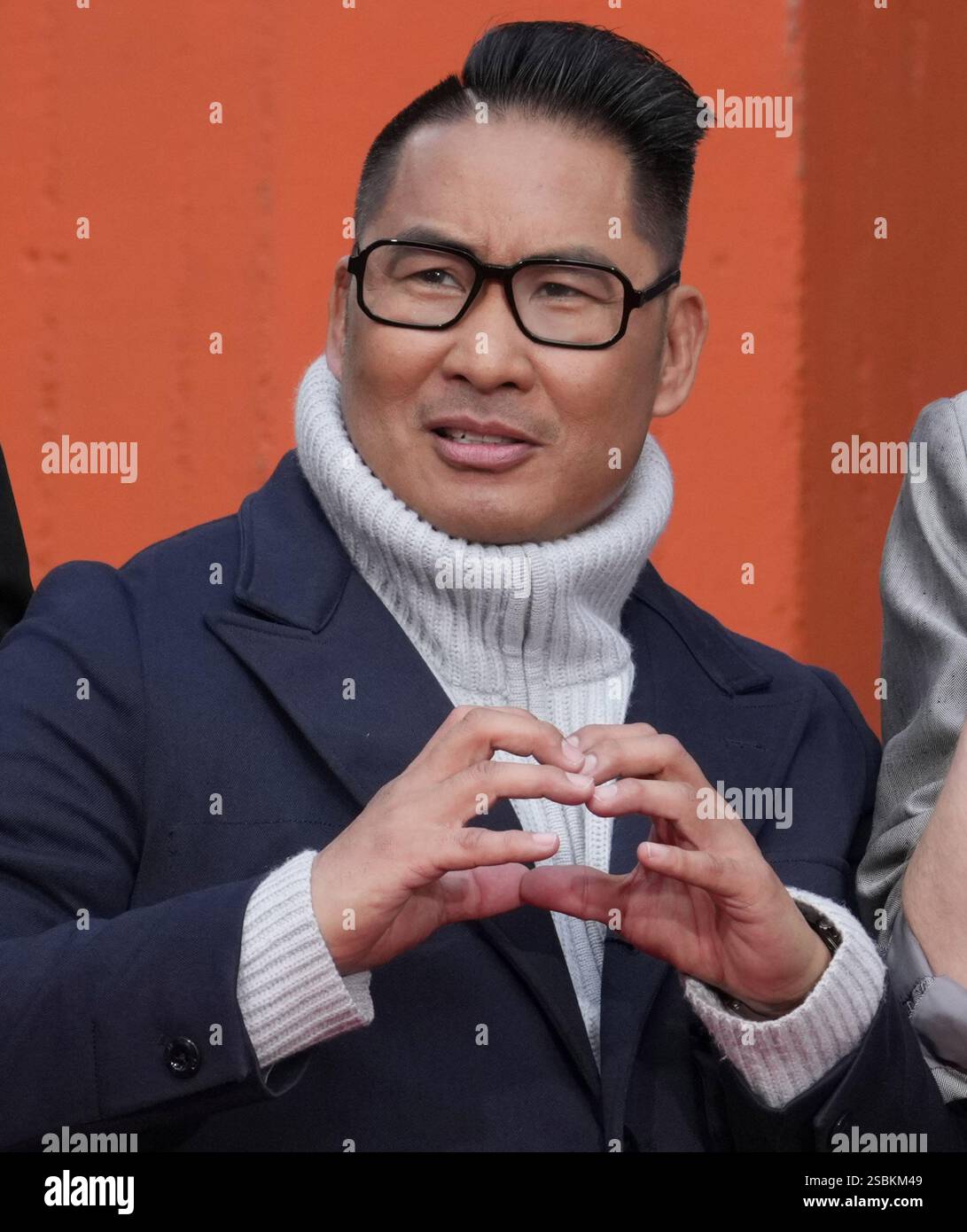 Los Angeles, USA. 03rd Feb, 2025. Jonathan Eusebio at the Ke Huy Quan Hand & Footprint in cement ...