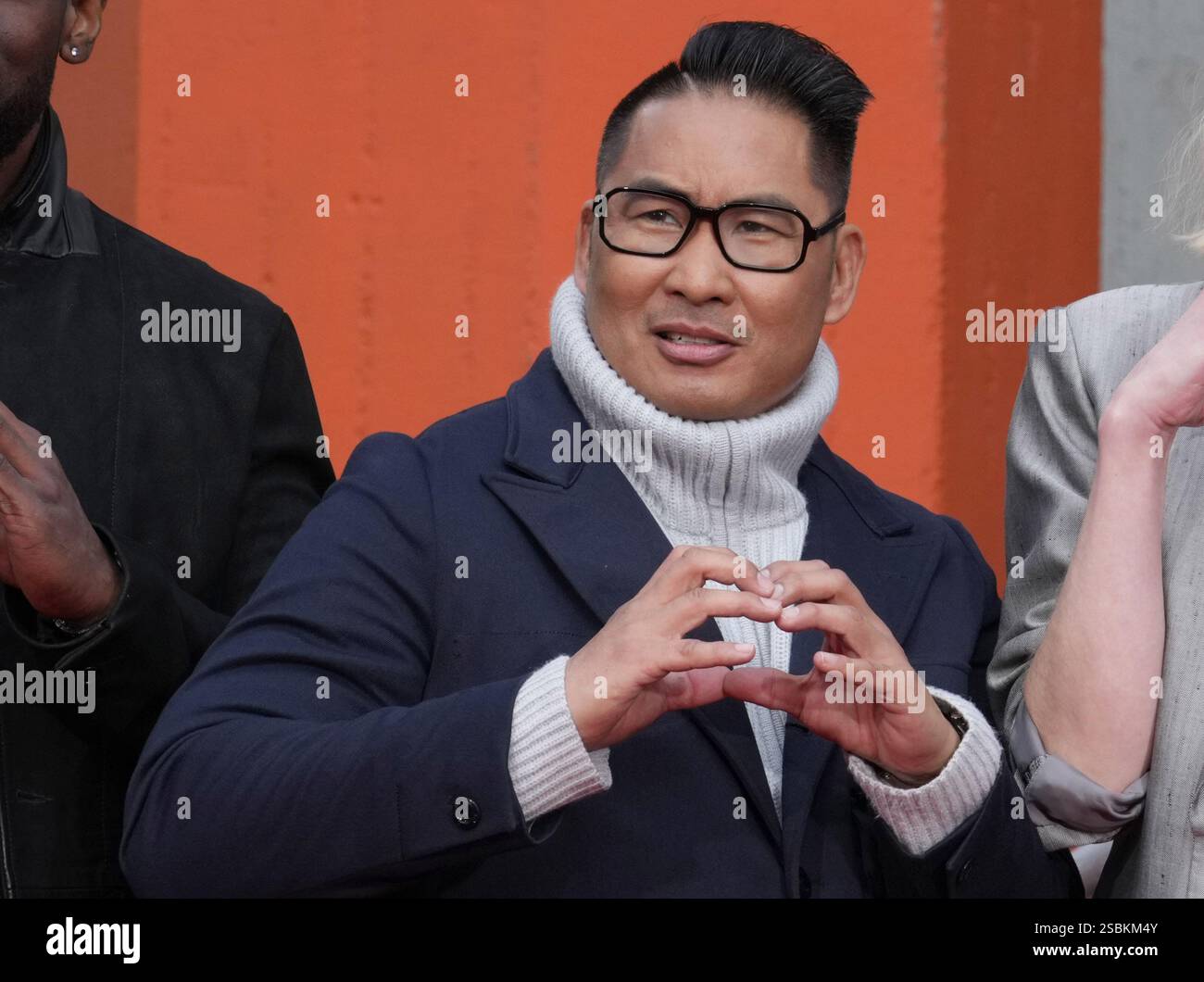 Los Angeles, USA. 03rd Feb, 2025. Jonathan Eusebio at the Ke Huy Quan Hand & Footprint in cement ...