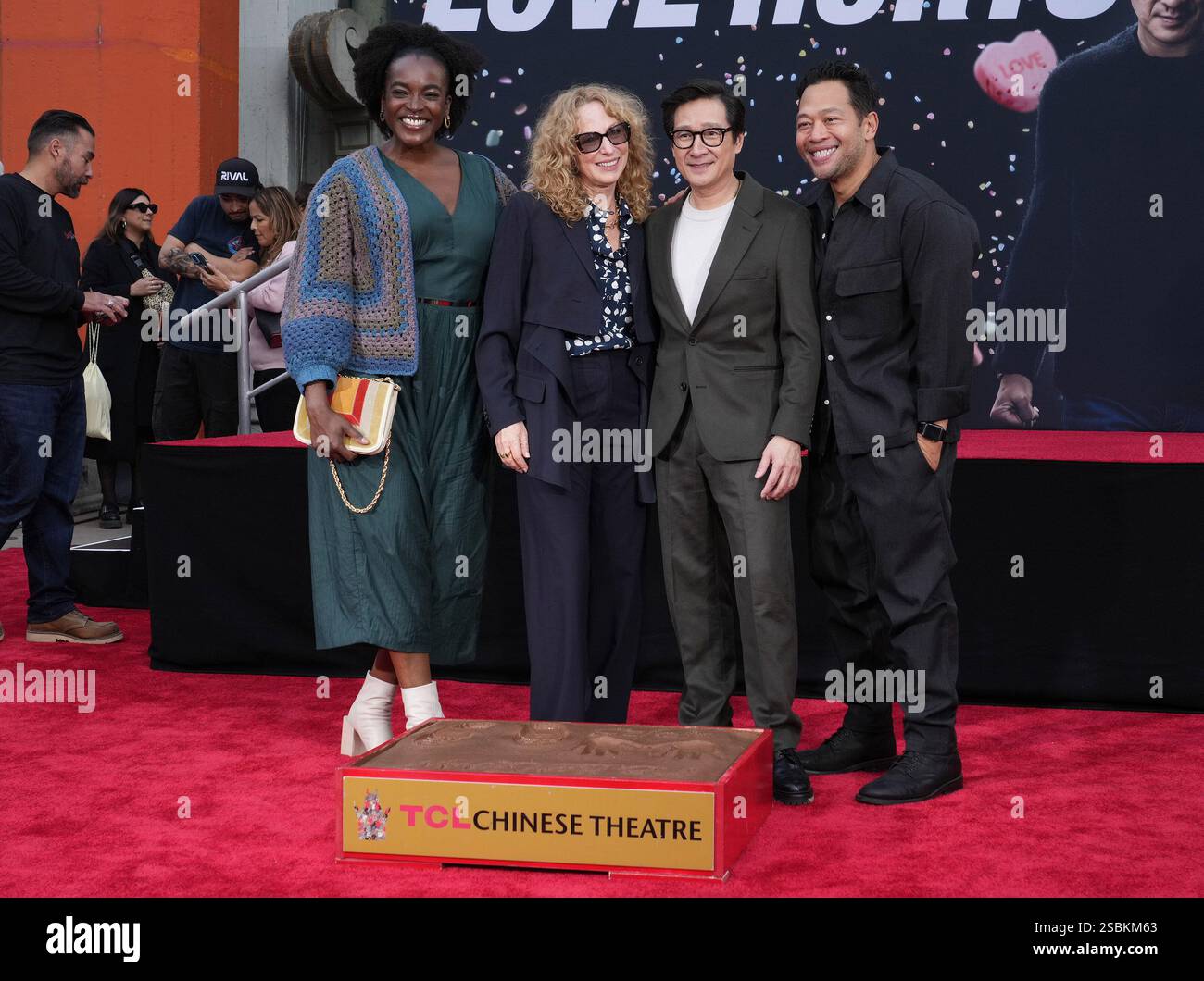 Los Angeles, USA. 03rd Feb, 2025. (L-R) Wunmi Mosaku, Sarah Finn, Ke ...