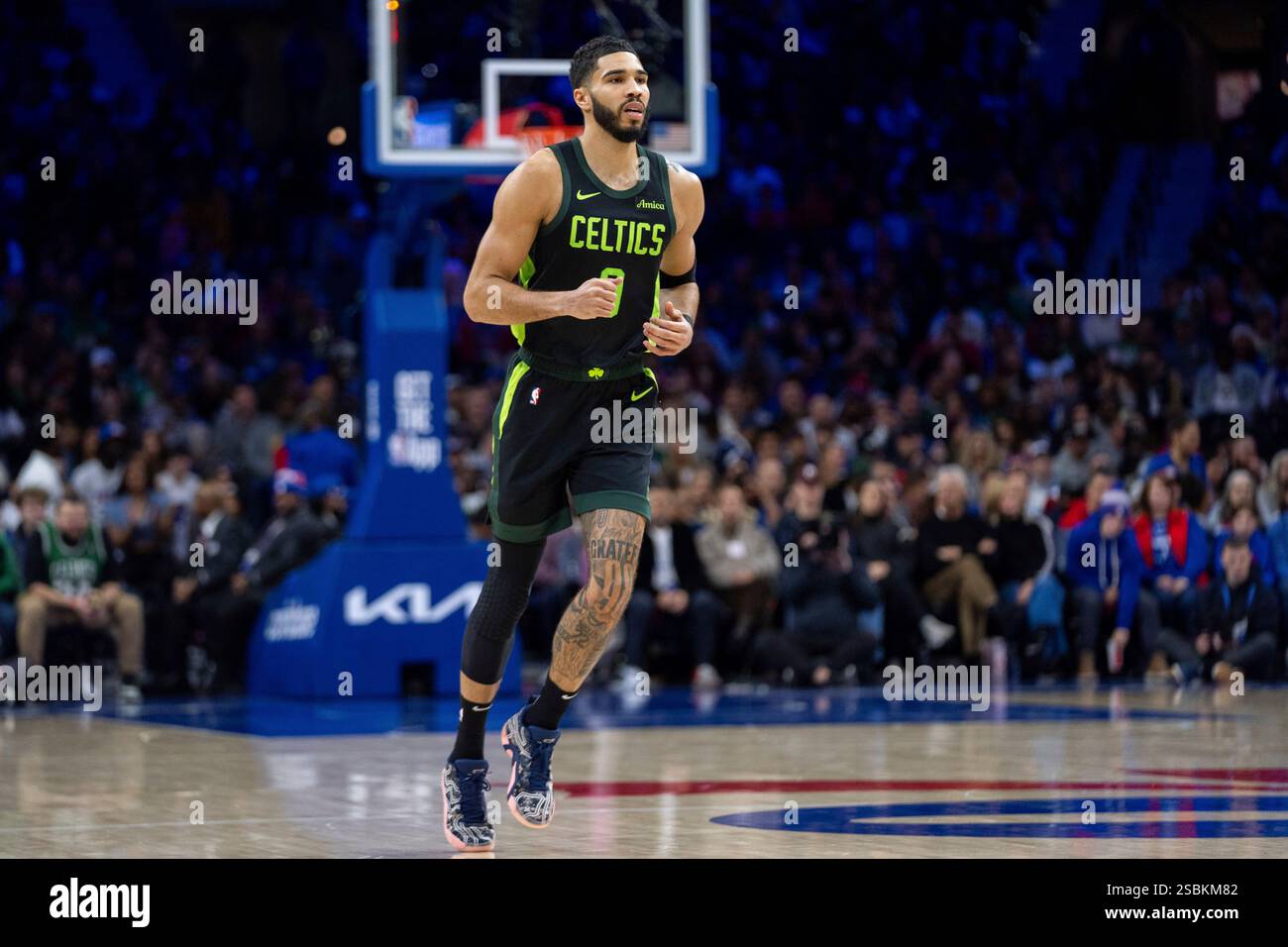 Boston Celtics' Jayson Tatum in action during the NBA basketball game ...