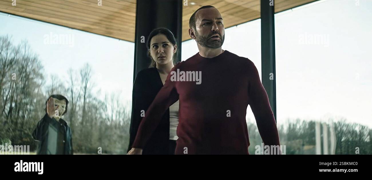 EVERYONE IS GOING TO DIE, front, from left: Gledisa Arthur, Brad Moore, 2024. © Saban Films ...