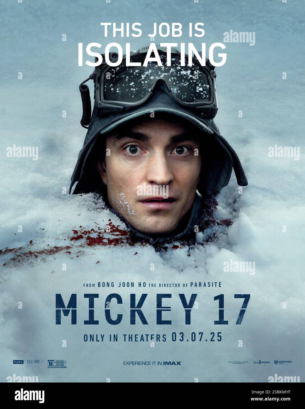 MICKEY 17, US poster, Robert Pattinson, 2025. © Warner Bros. / Courtesy ...