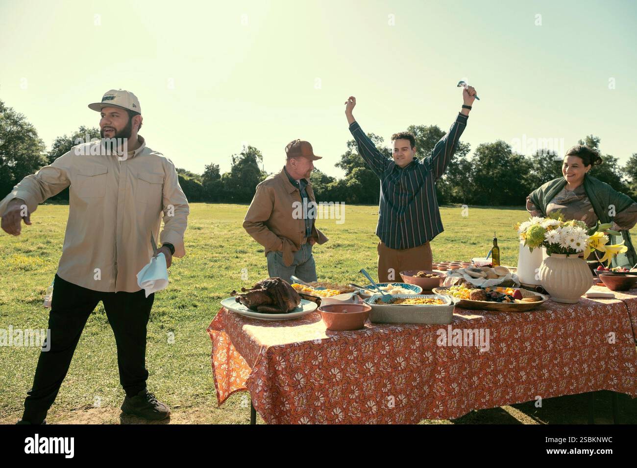 MO, from left: Mo Amer, Walt Roberts, Omar Elba, Farah Bsieso, (Season ...