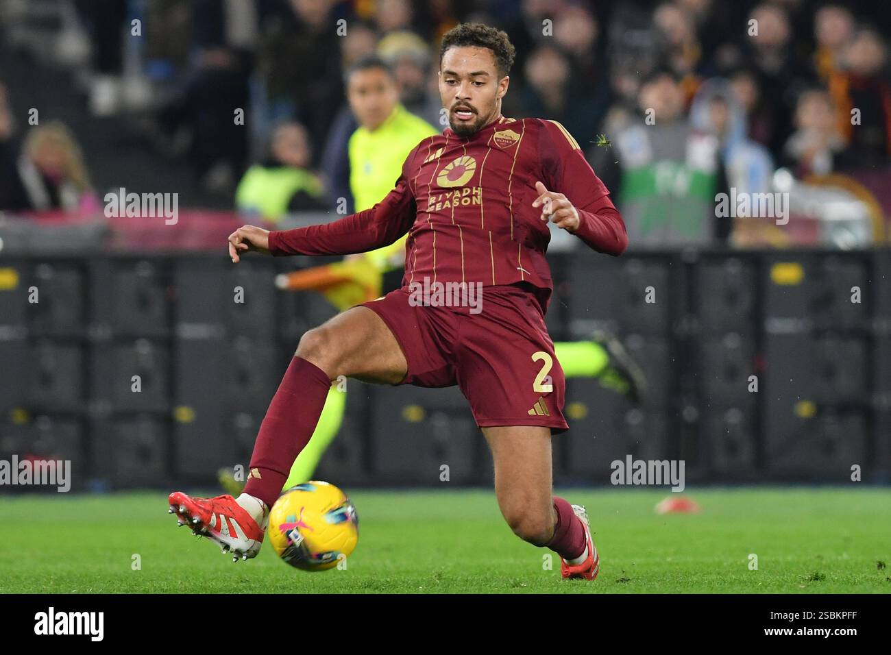 Rome, Lazio. 02nd Feb, 2025. Devyne Rensch of AS Roma during the Serie ...