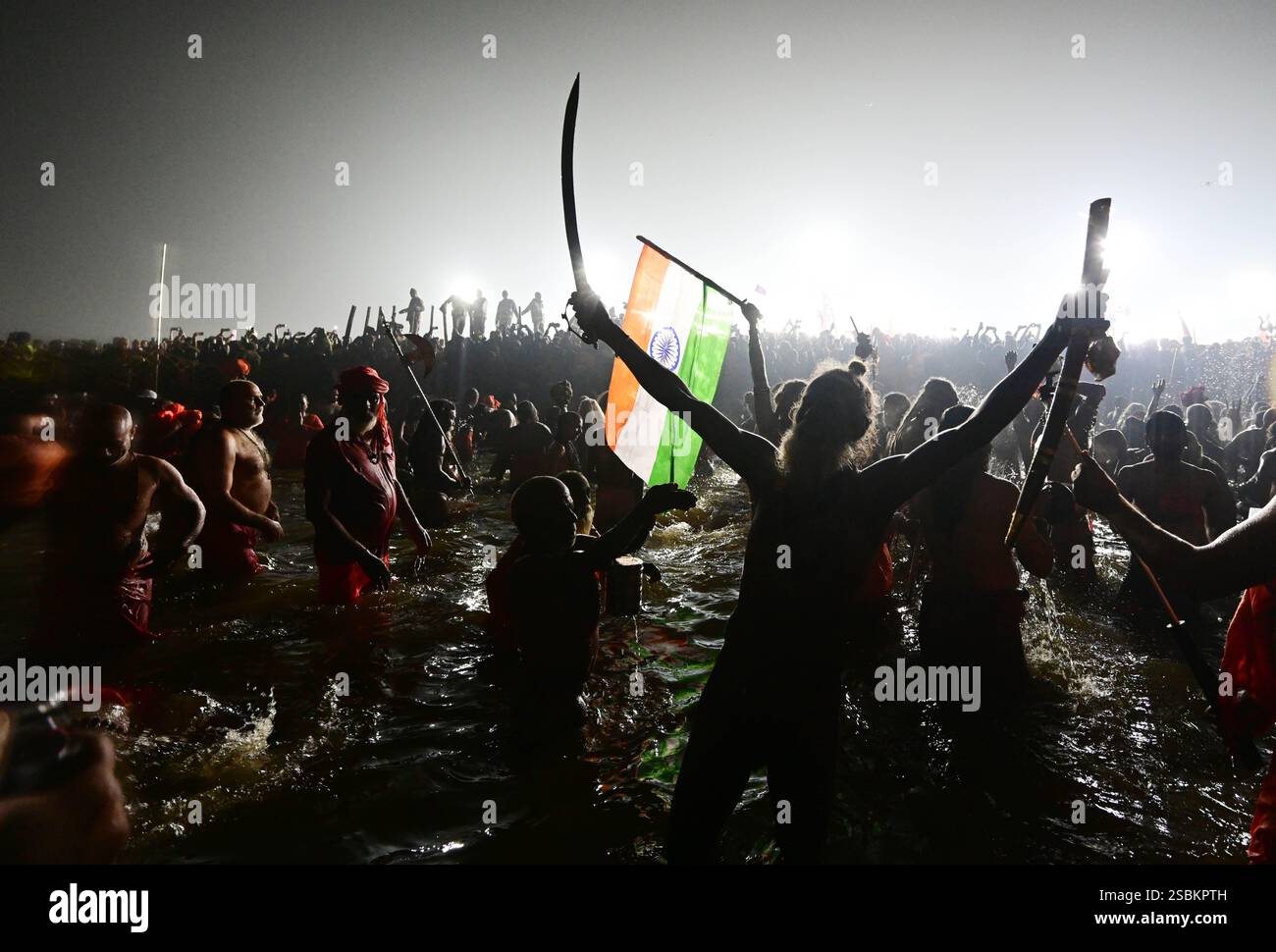 Prayagraj, India. 04th Feb, 2025. PRAYAGRAJ, INDIA - FEBRUARY 3: Naga ...