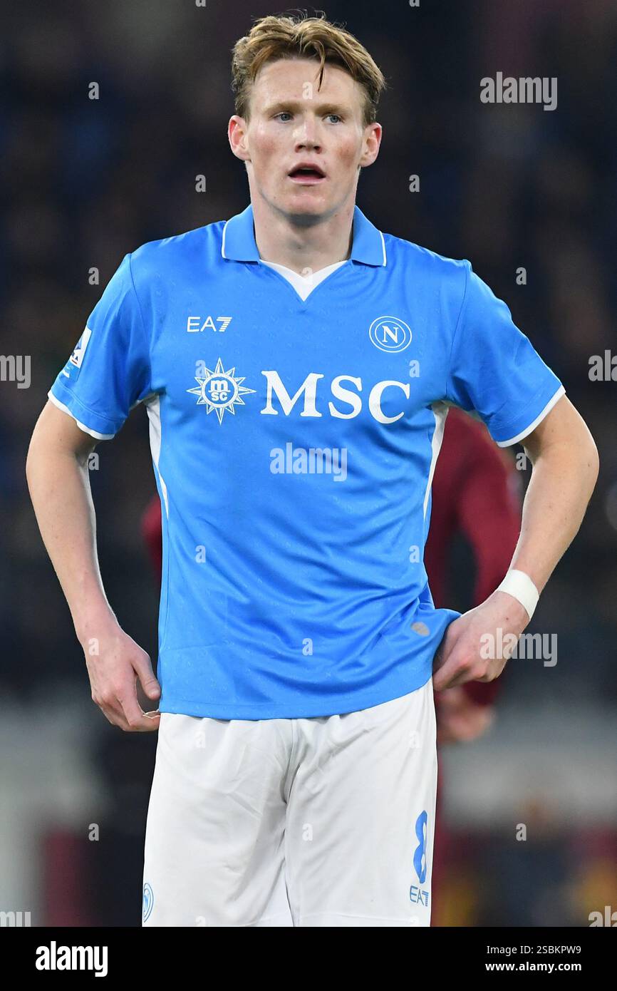 Rome, Lazio. 02nd Feb, 2025. Scott Mc Tominay of SSC Napoli during the ...