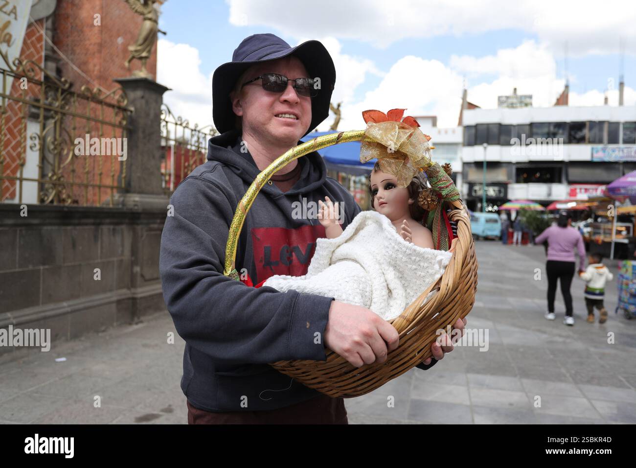 Tlaxcala, Mexico. 02nd Feb, 2025. Hundreds of Catholic faithful ...