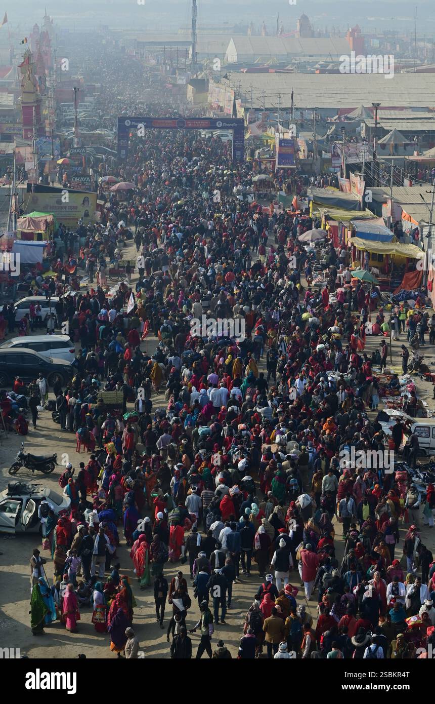 Prayagraj, India. 04th Feb, 2025. PRAYAGRAJ, INDIA - JANUARY 28: A ...
