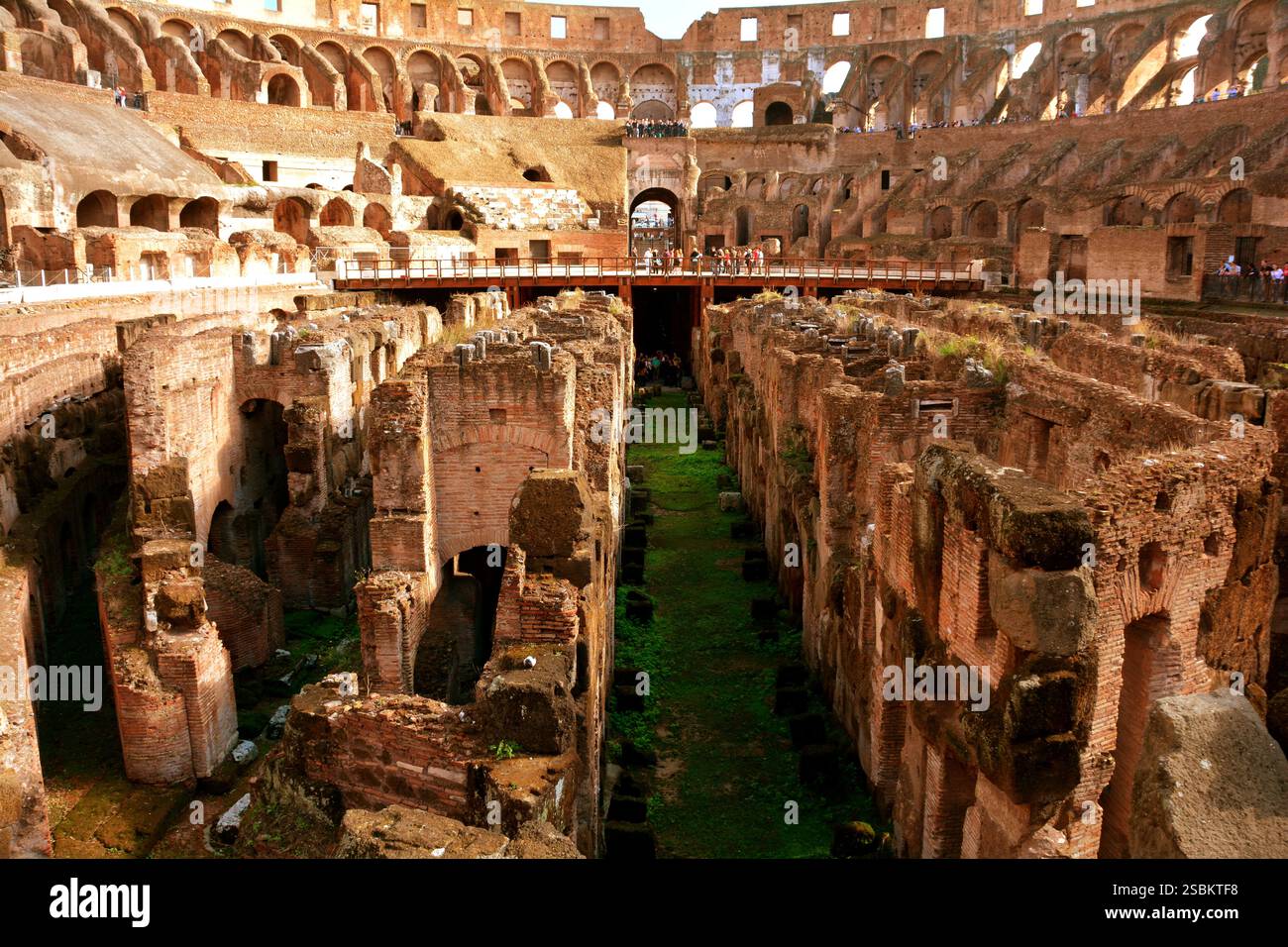 Inside the Roman Colosseum Stock Photo - Alamy