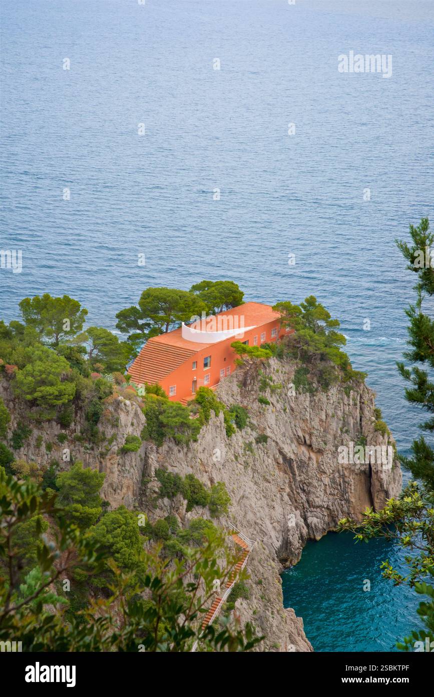 Casa Malaparte (also Villa Malaparte) is a house on Punta Massullo, on ...