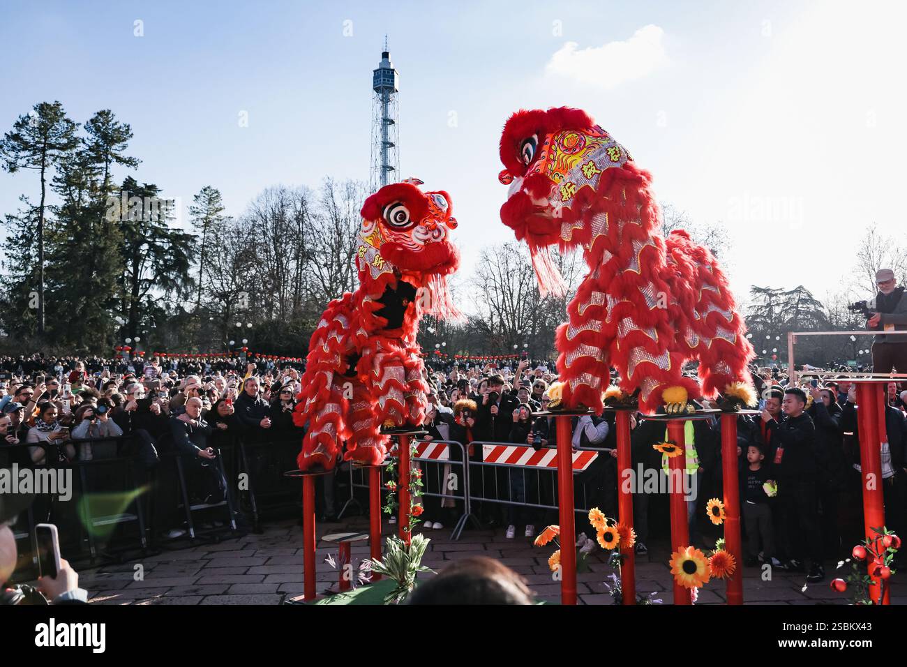 Milan, Italy. 02nd Feb, 2025. Milan, The parade for the celebrations of ...